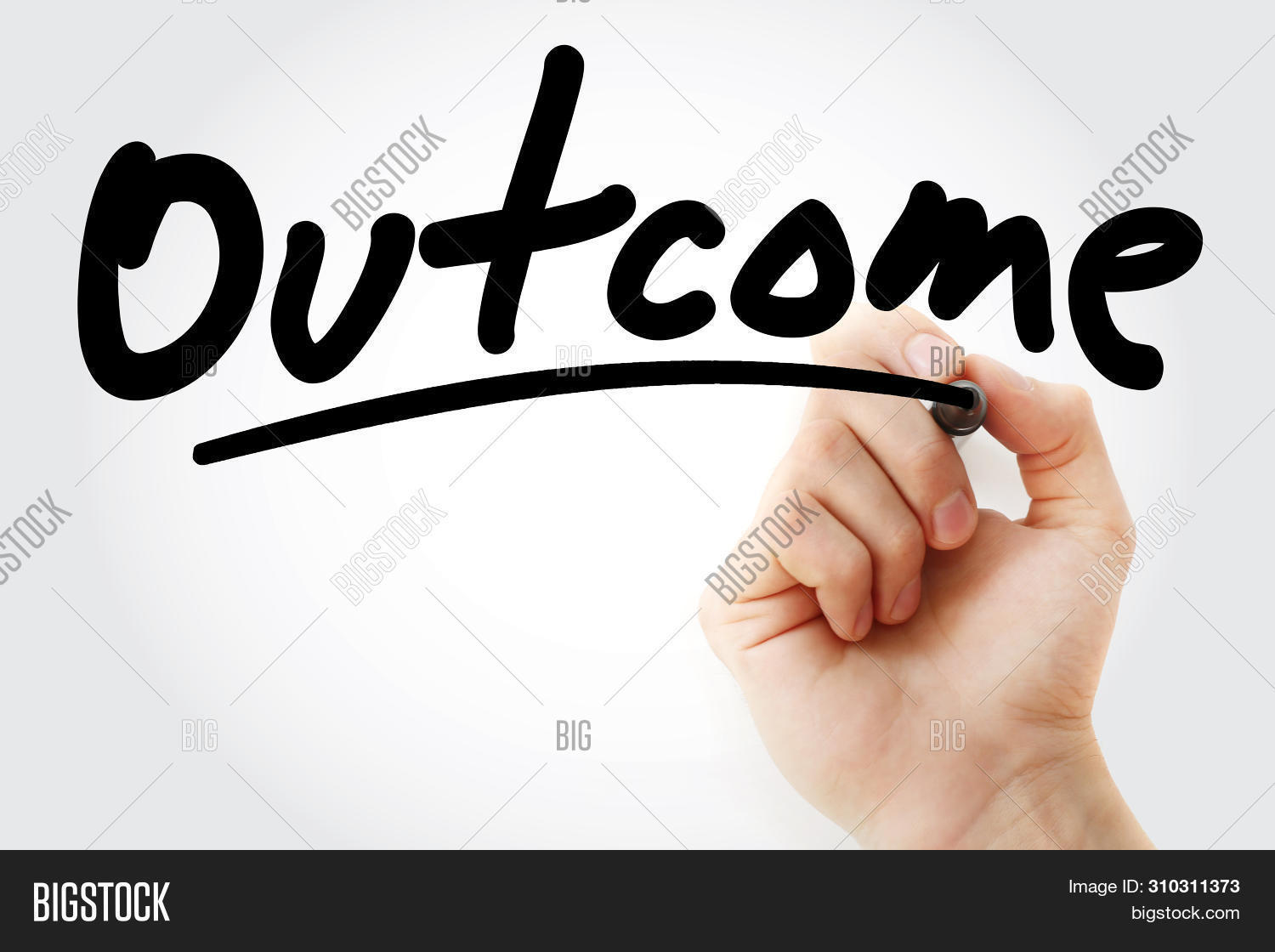 Outcome Text Marker, Image & Photo (Free Trial) | Bigstock