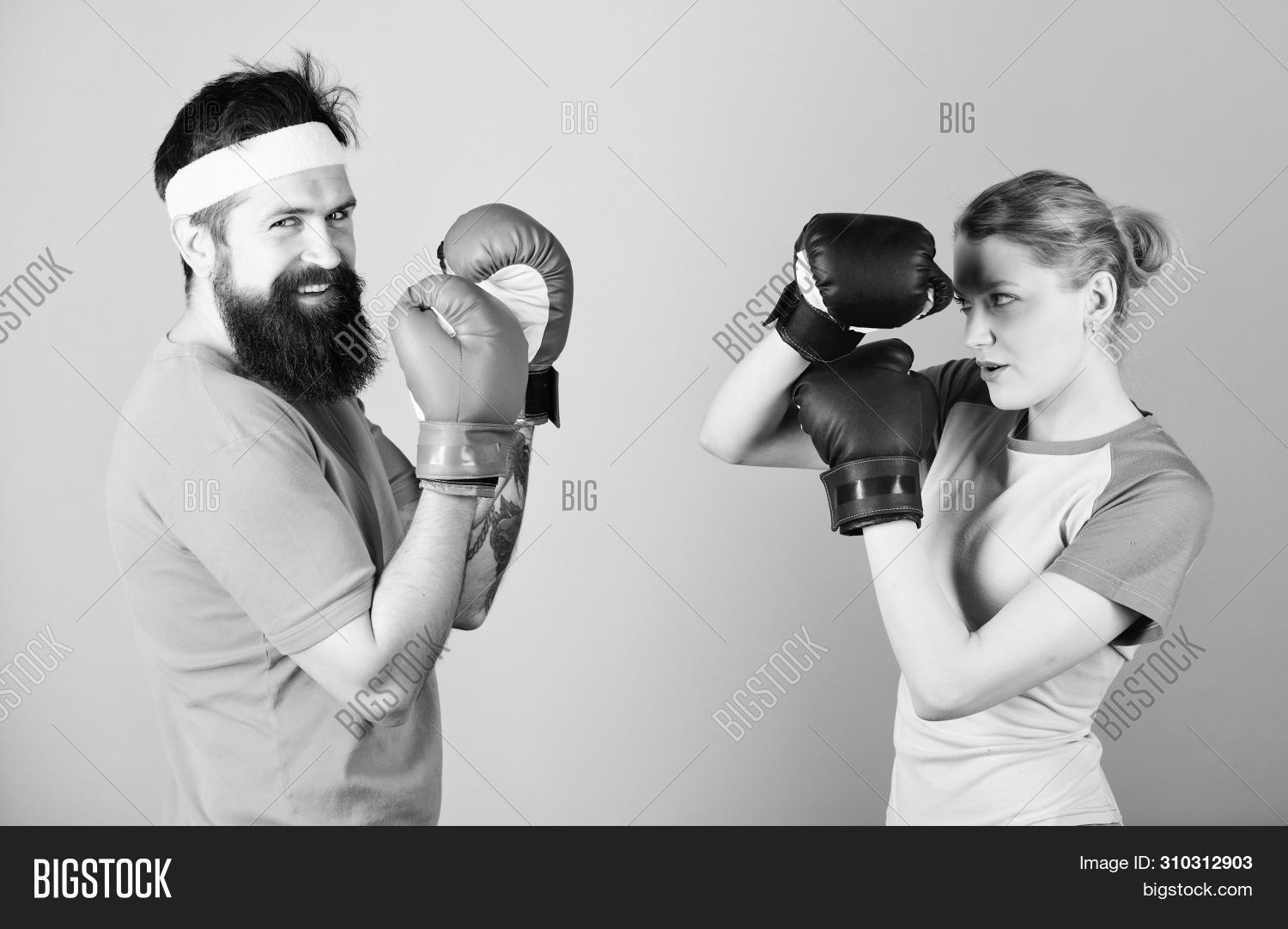 Man Woman Boxing Image & Photo (Free Trial) | Bigstock