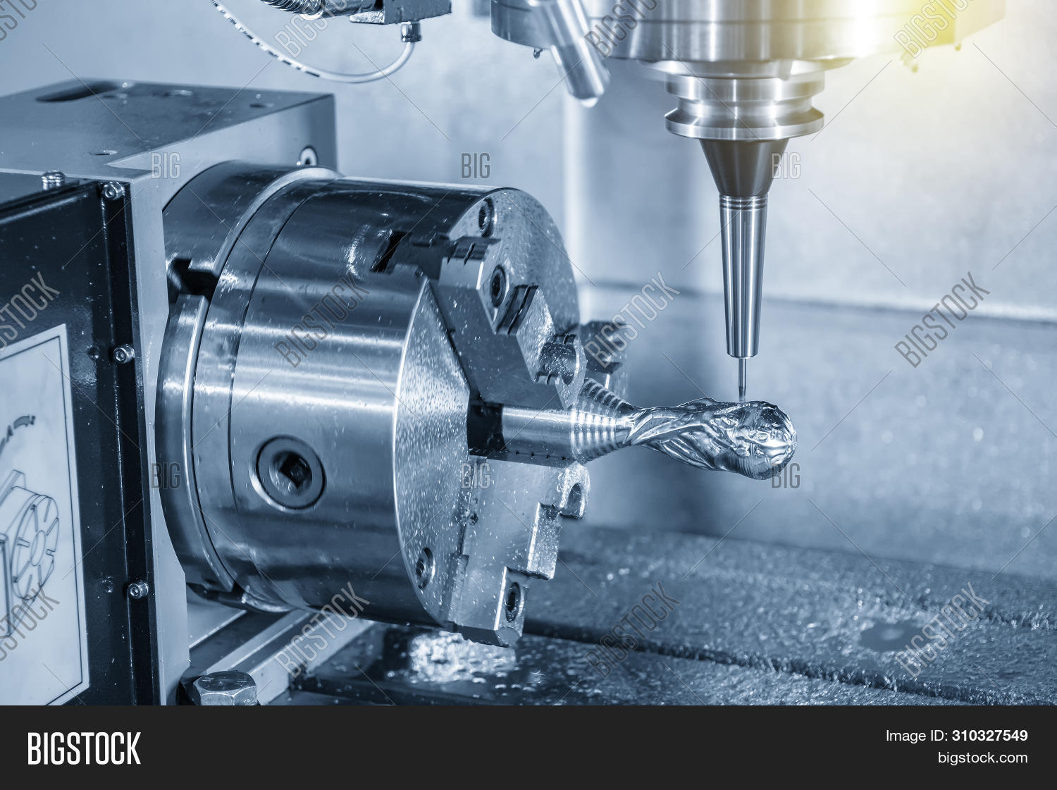 4-axis Cnc Milling Image & Photo (Free Trial) | Bigstock