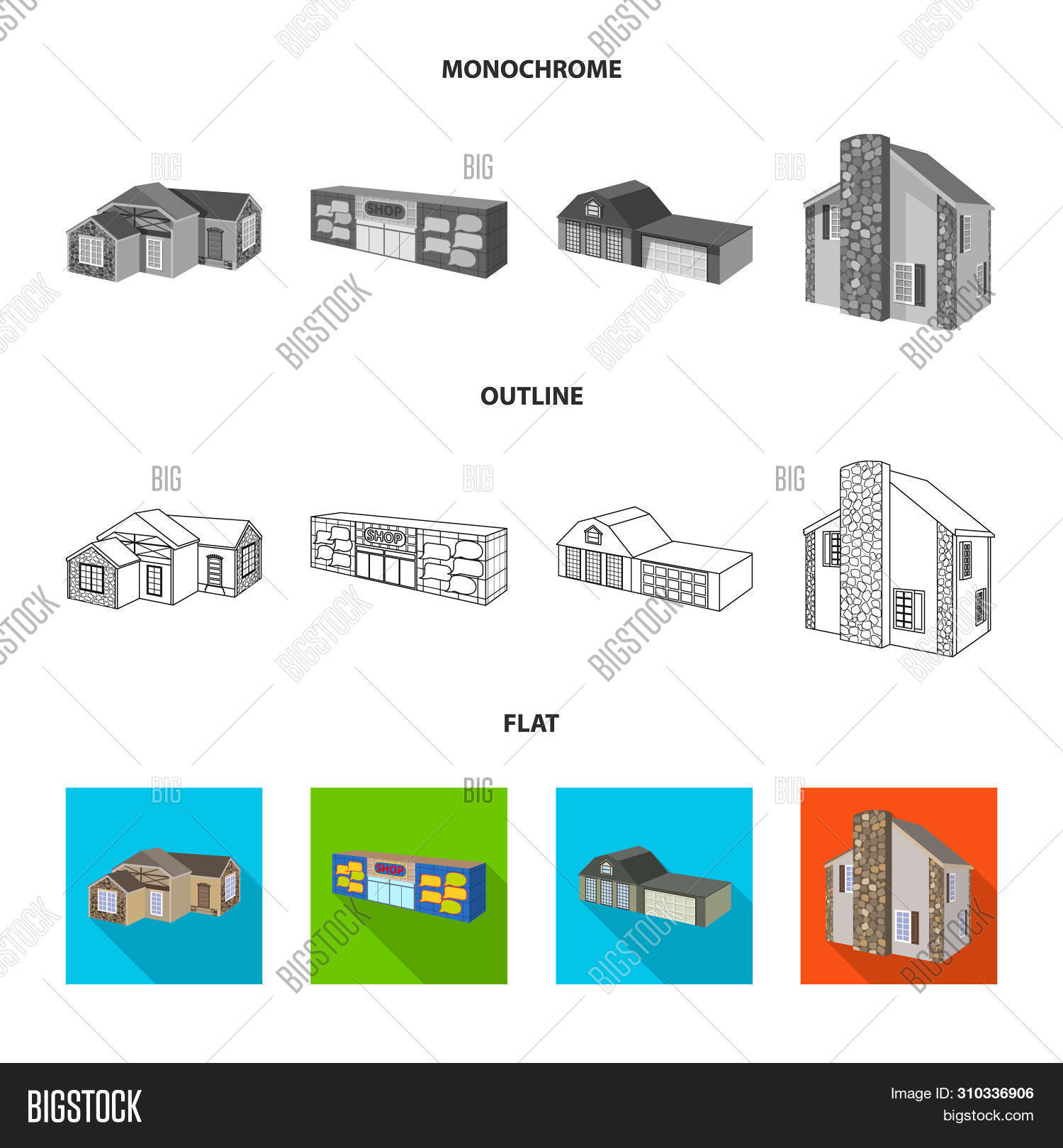 Bitmap Design Facade Image & Photo (Free Trial) | Bigstock