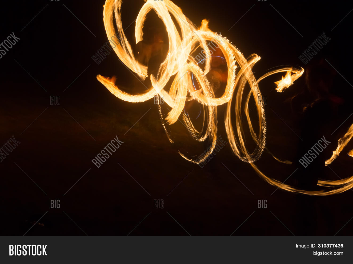 Artist Shows Fire Show Image & Photo (Free Trial) | Bigstock