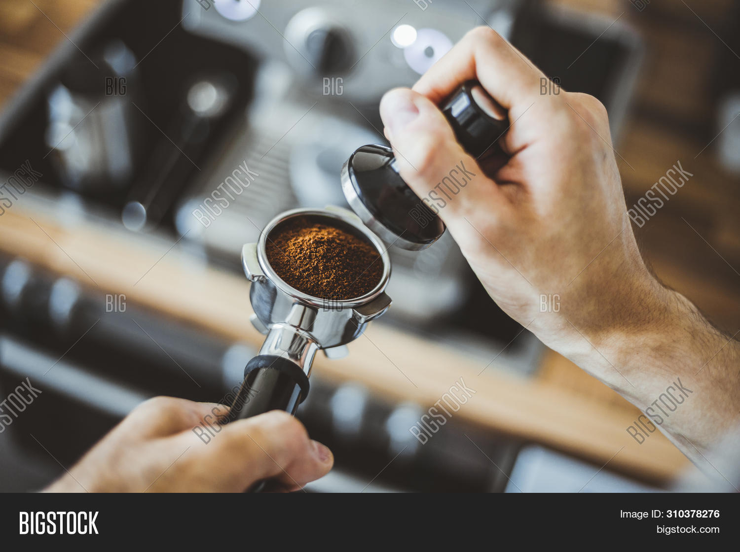 Barista Holding Tamper Image & Photo (Free Trial) | Bigstock