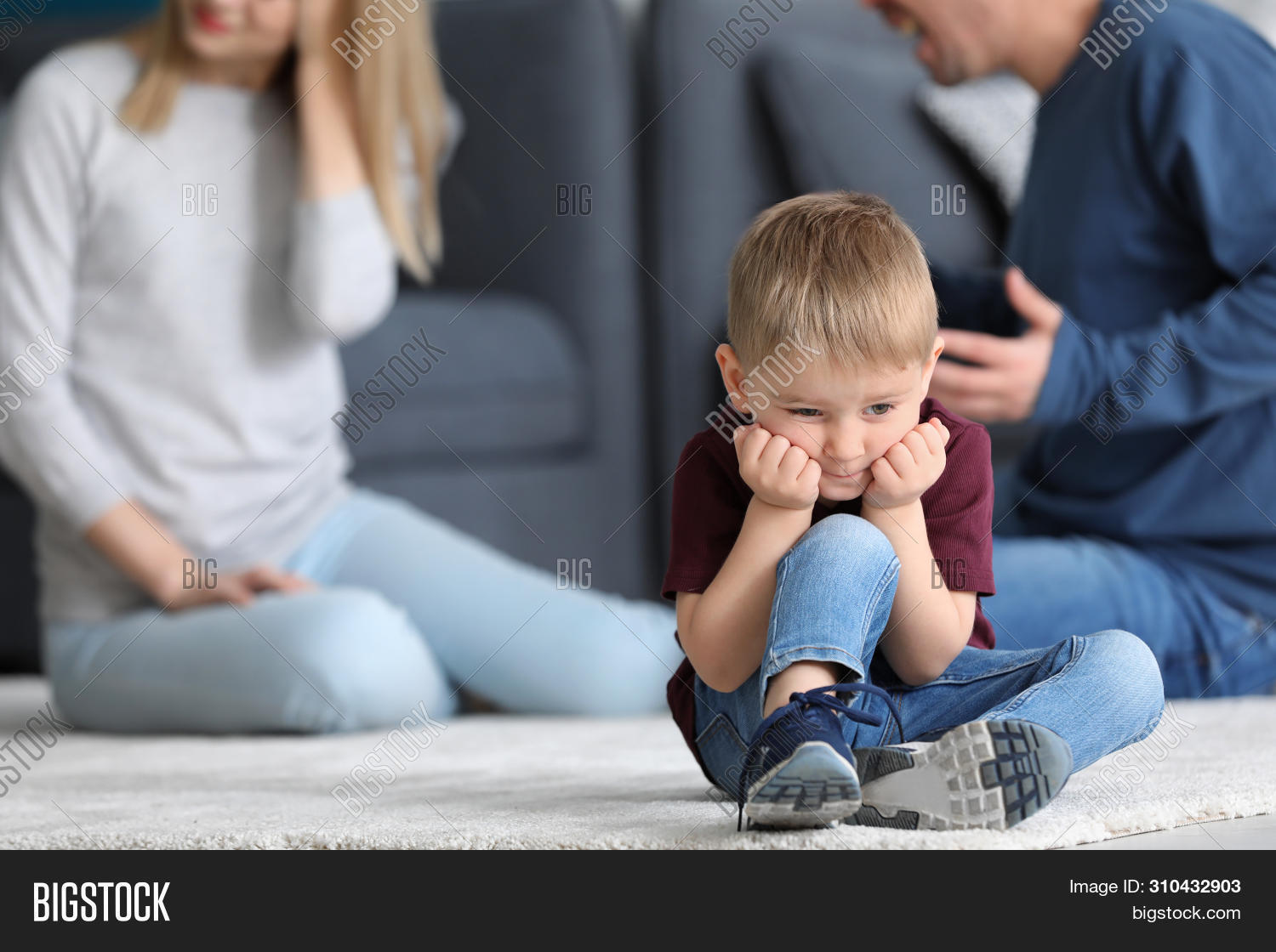 Sad Little Boy Room Image & Photo (Free Trial) | Bigstock