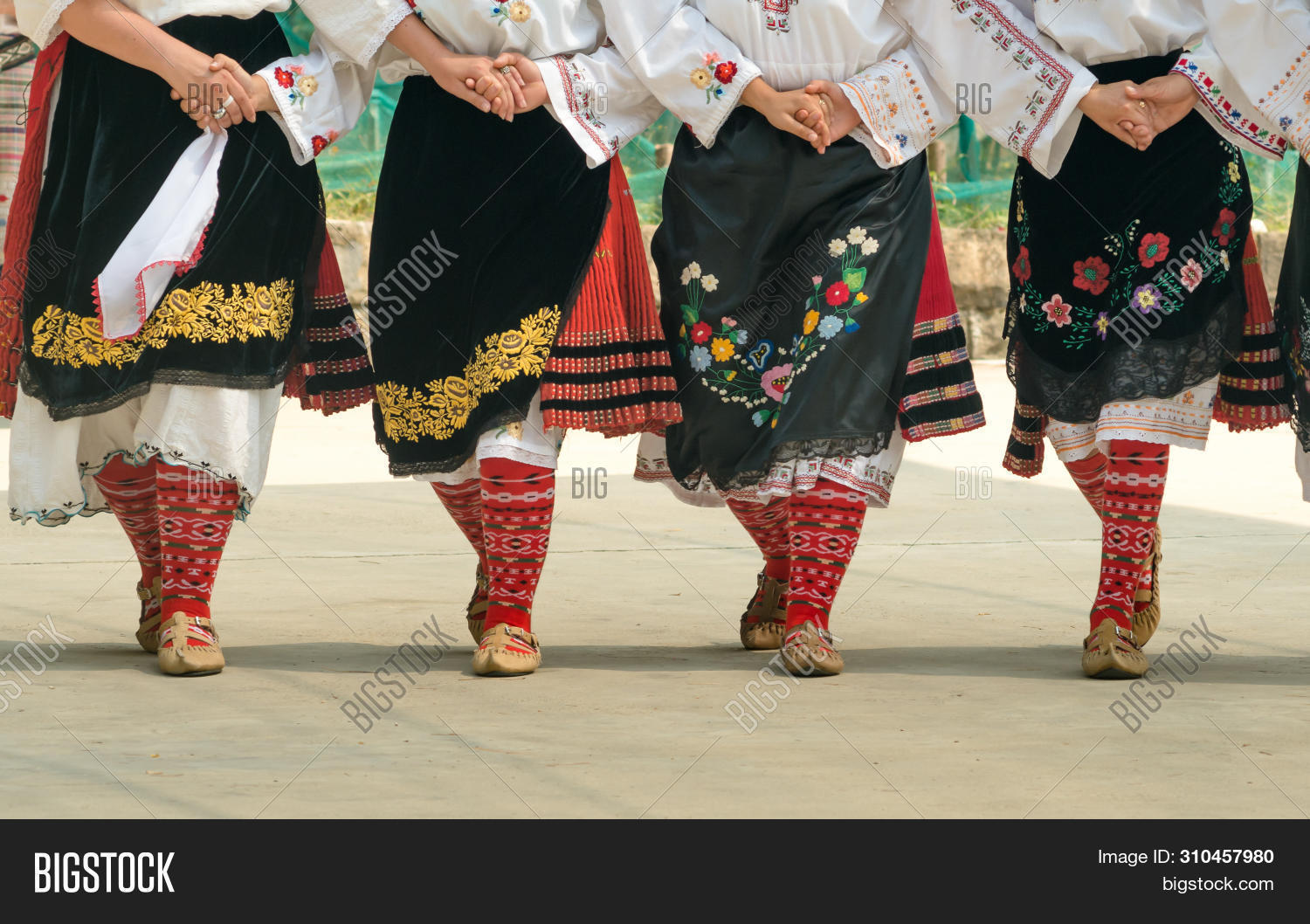 Girls Dancing Folk Image & Photo (Free Trial) | Bigstock