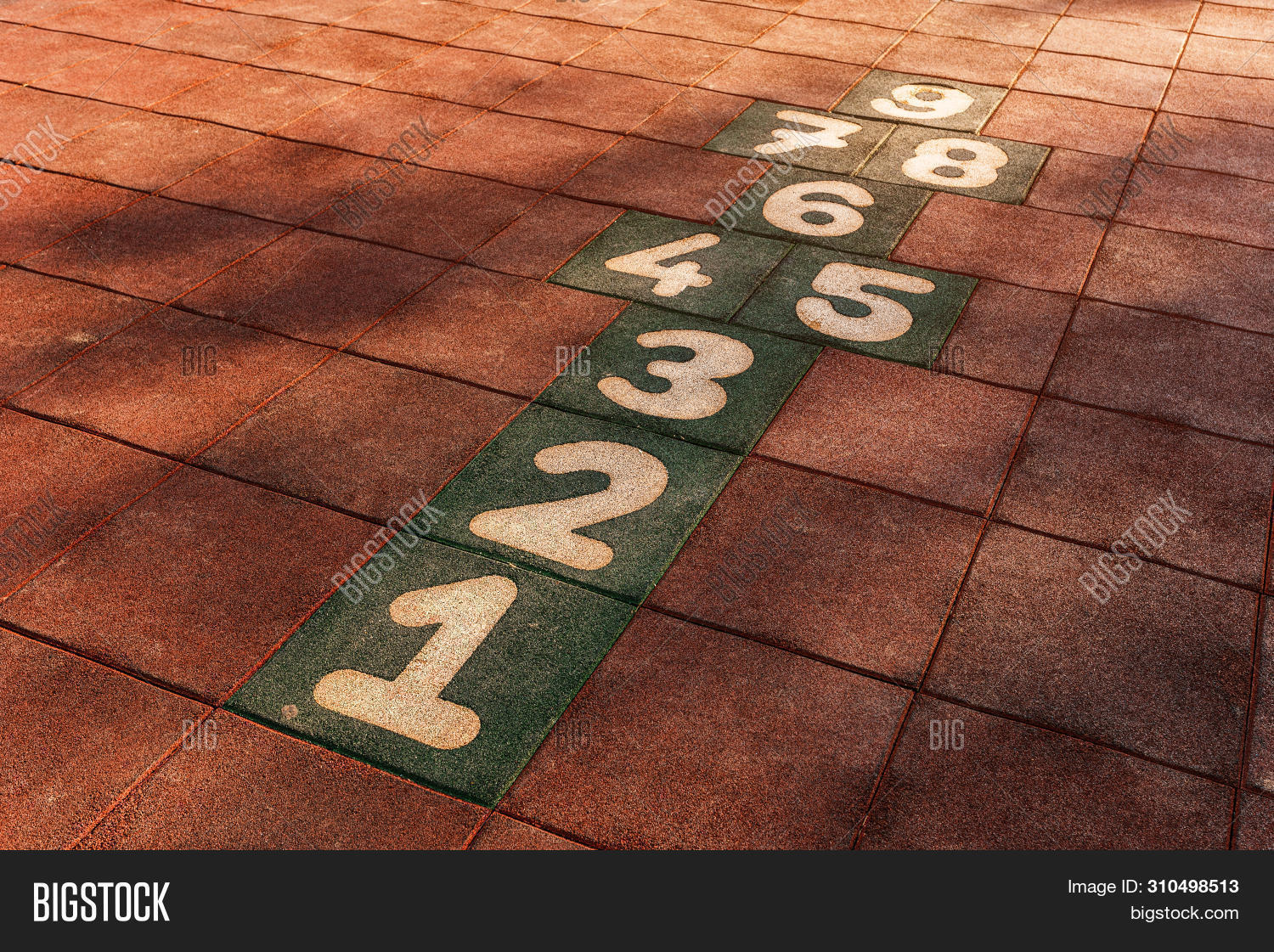 Hopscotch Game On Image & Photo (Free Trial) | Bigstock