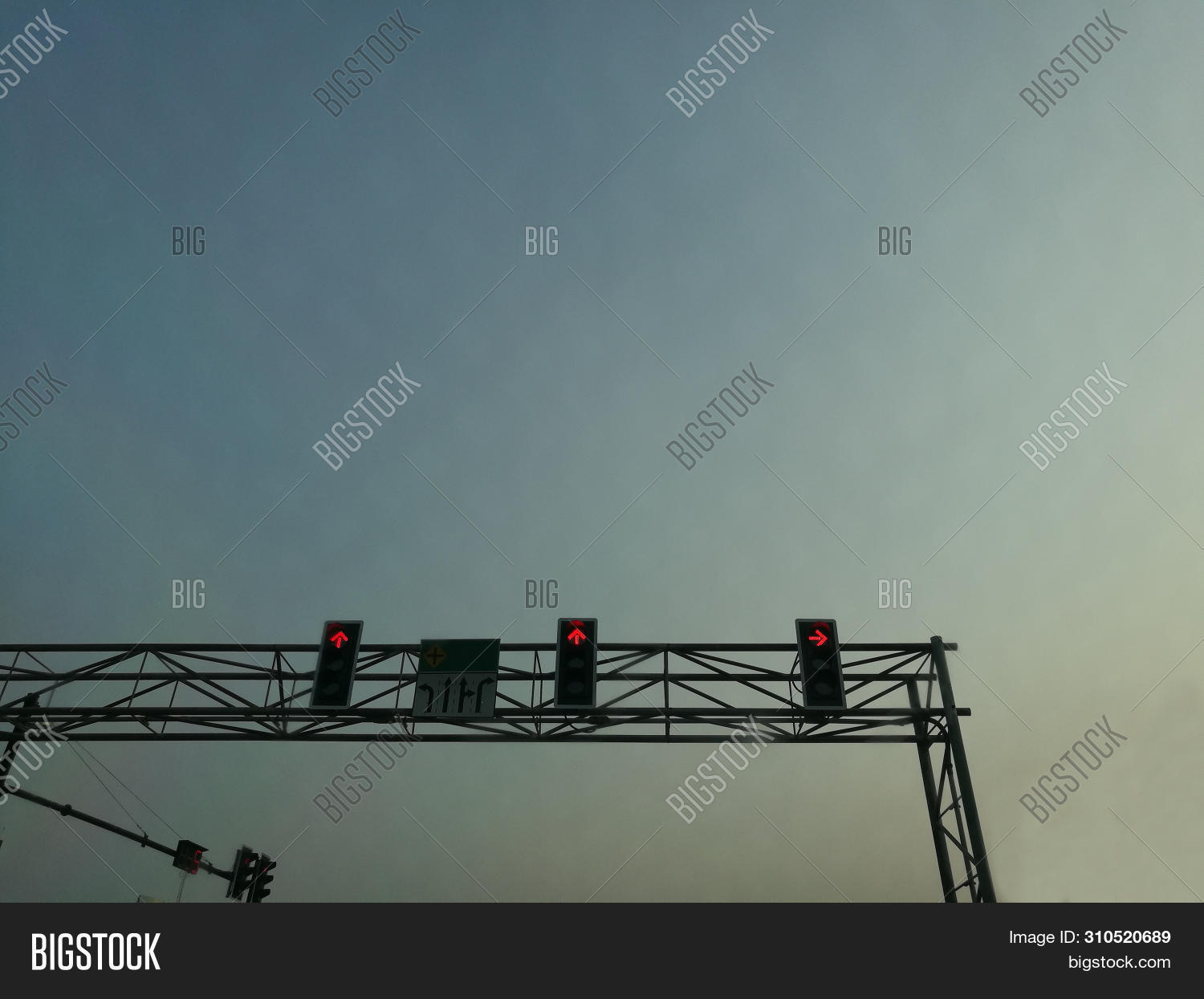 Red Arrow On Traffic Image & Photo (Free Trial) | Bigstock