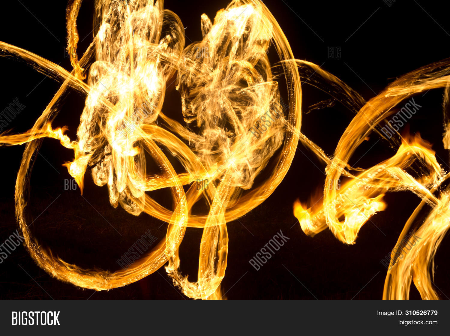 Artist Shows Fire Show Image & Photo (Free Trial) | Bigstock