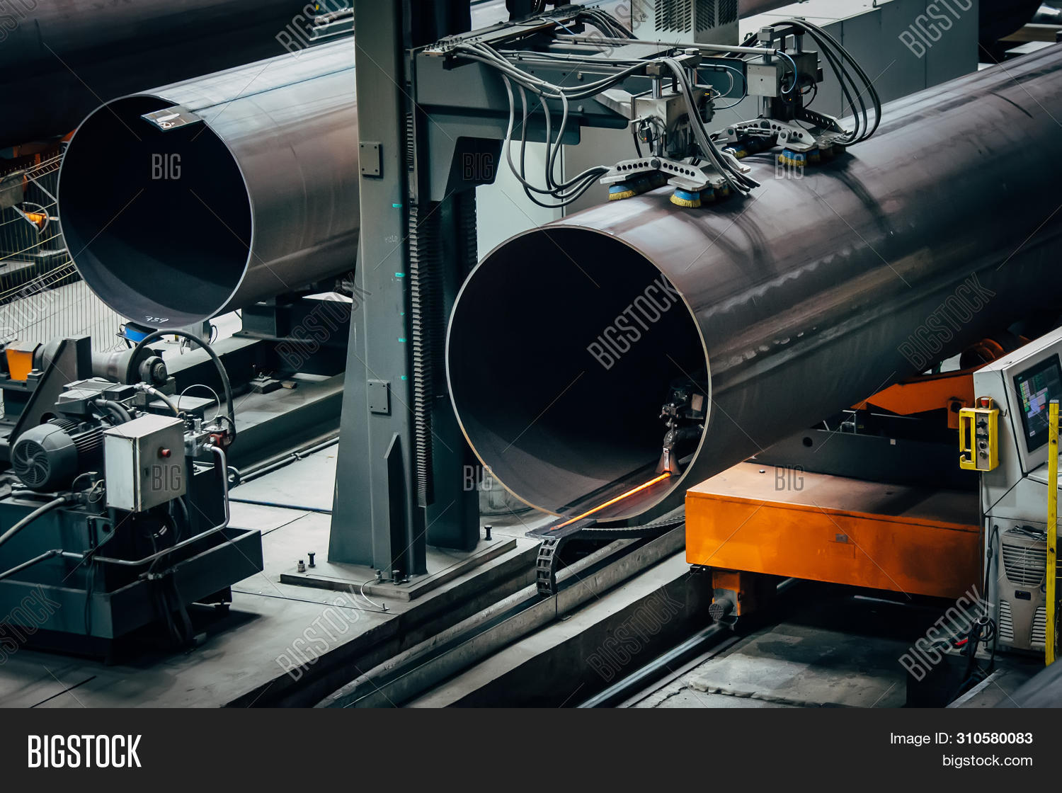 Steel Pipe Internal Image & Photo (Free Trial) | Bigstock