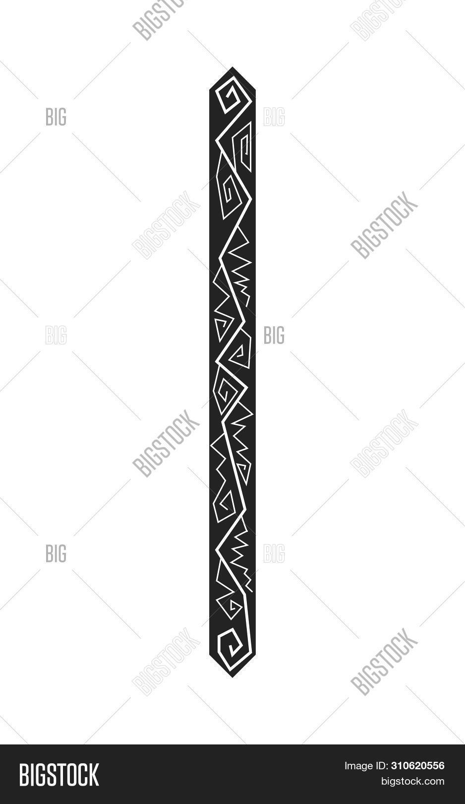 Rune Isa. Ancient Image & Photo (Free Trial) | Bigstock