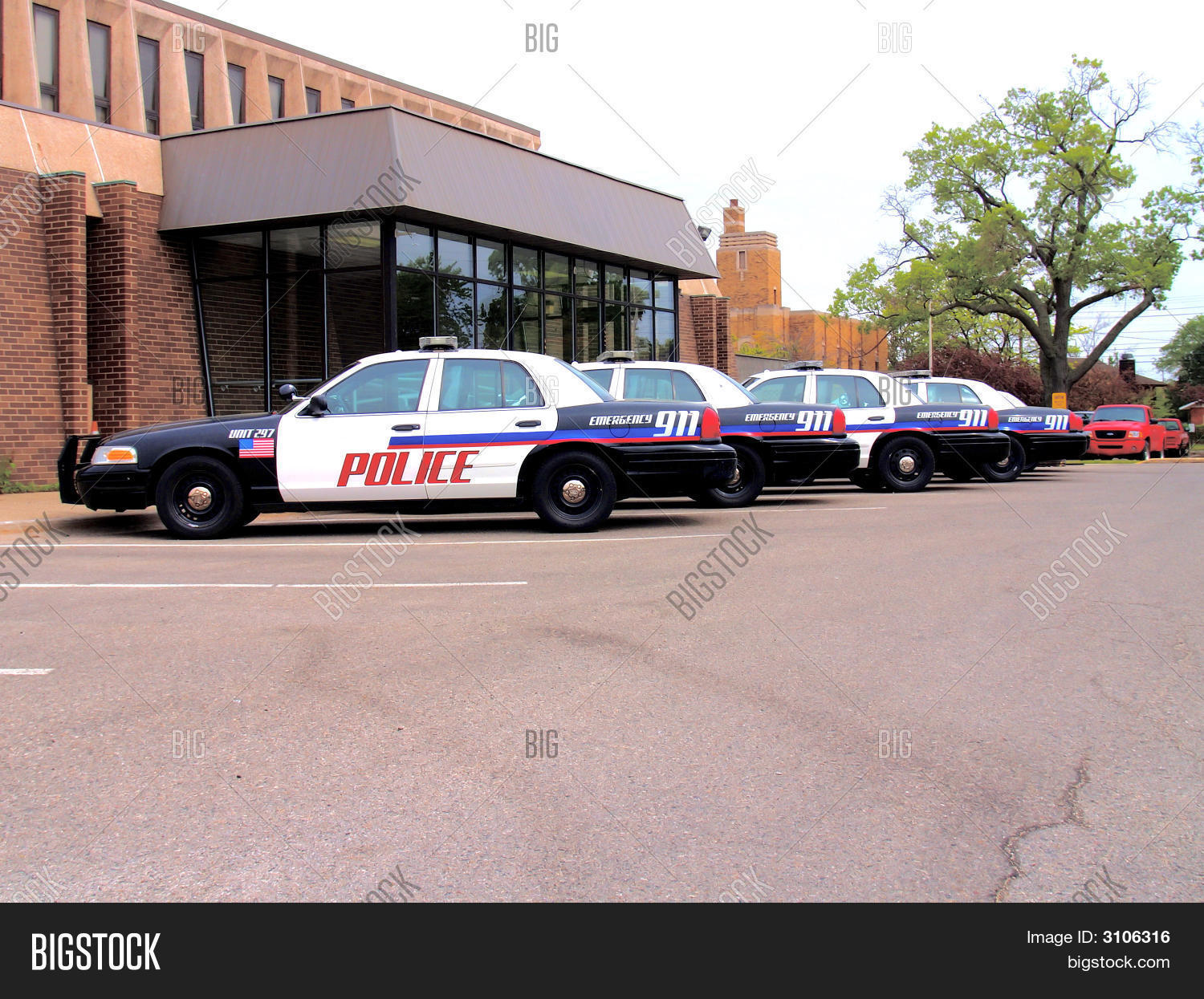 Police Cars By Station Image & Photo (Free Trial) | Bigstock