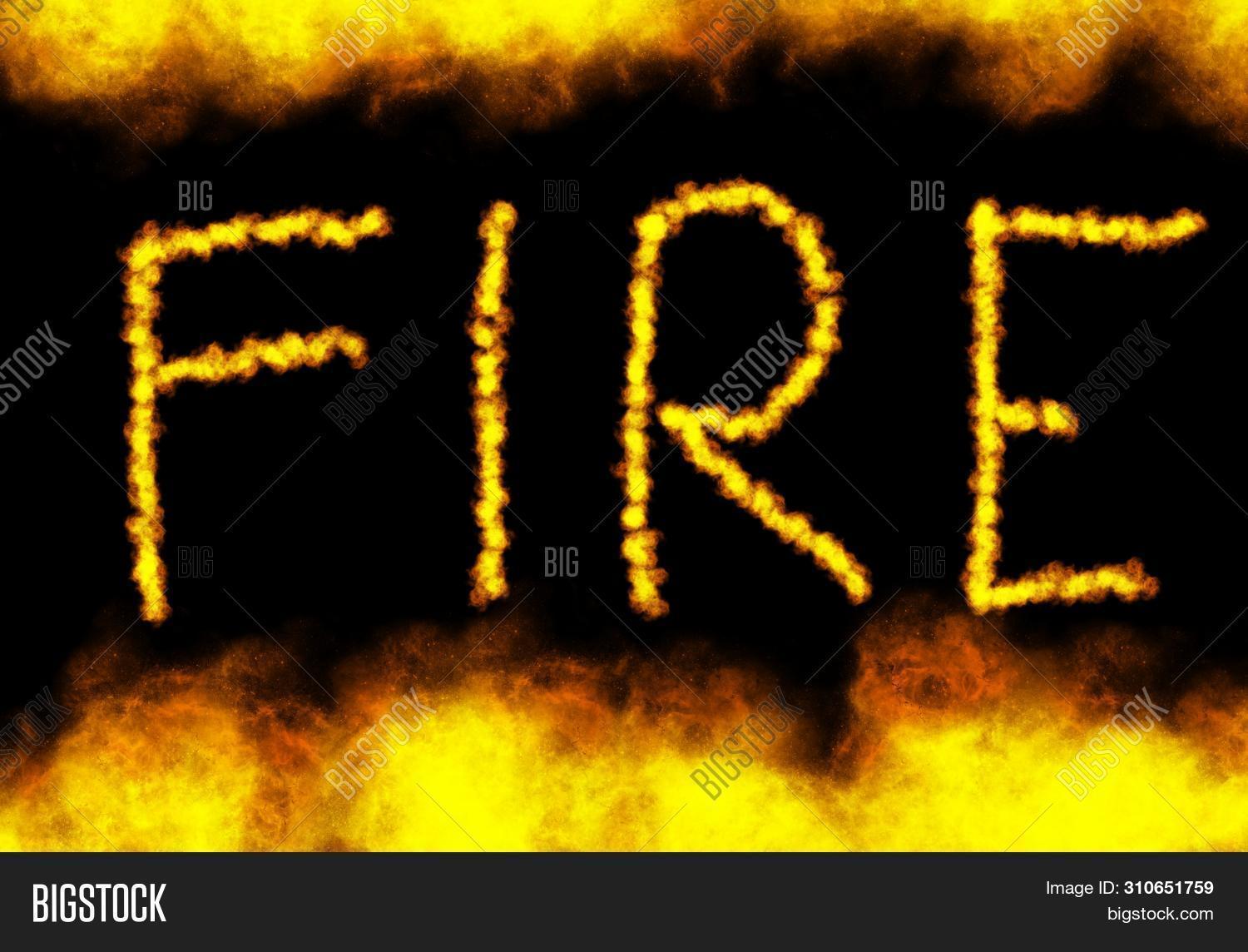 Word Fire Flames Image & Photo (Free Trial) | Bigstock