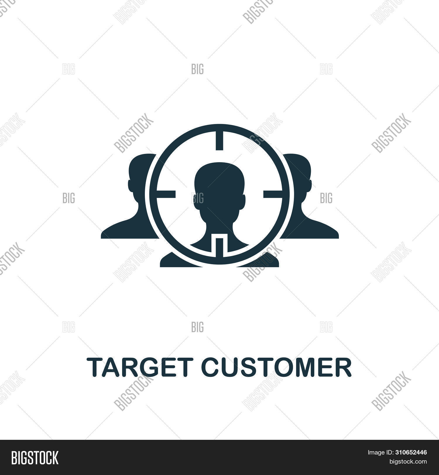 Target Customer Icon. Image & Photo (Free Trial) | Bigstock