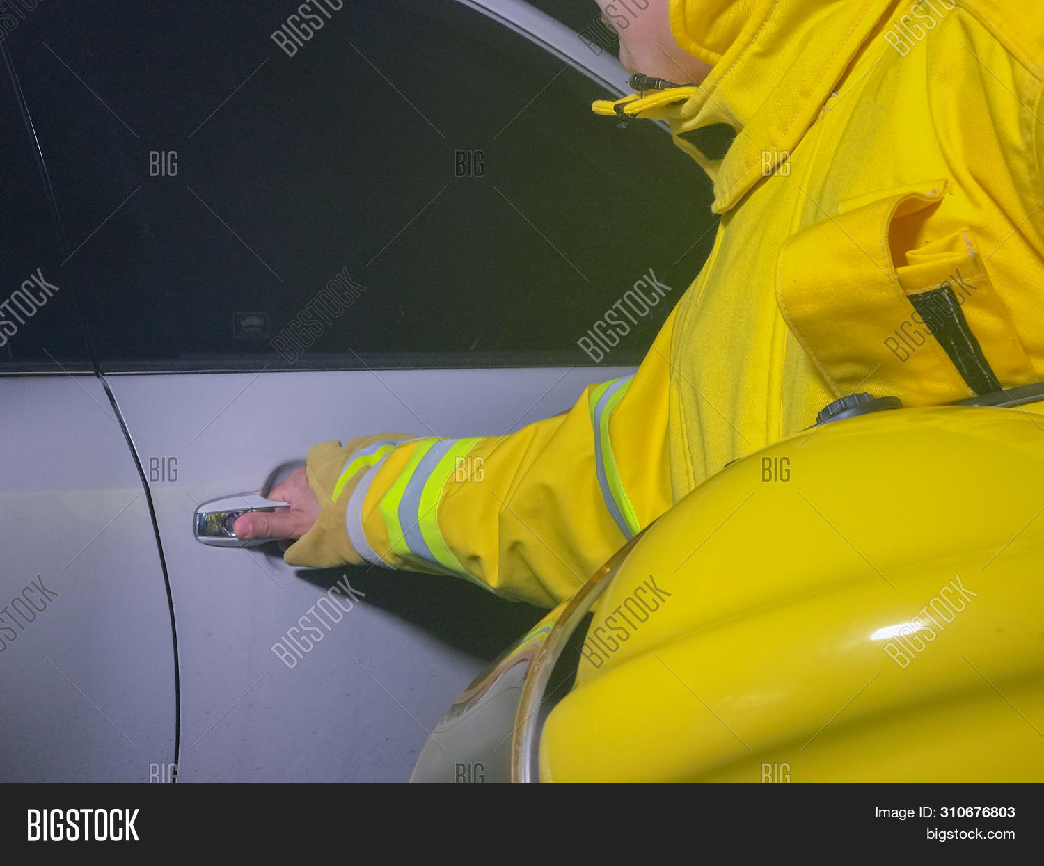 Firefighters Yellow Image & Photo (Free Trial) | Bigstock