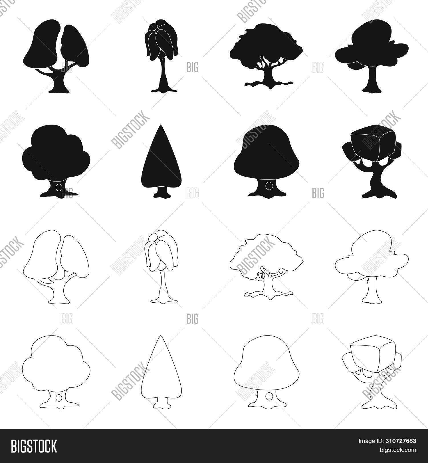 Bitmap Design Tree Image & Photo (Free Trial) | Bigstock