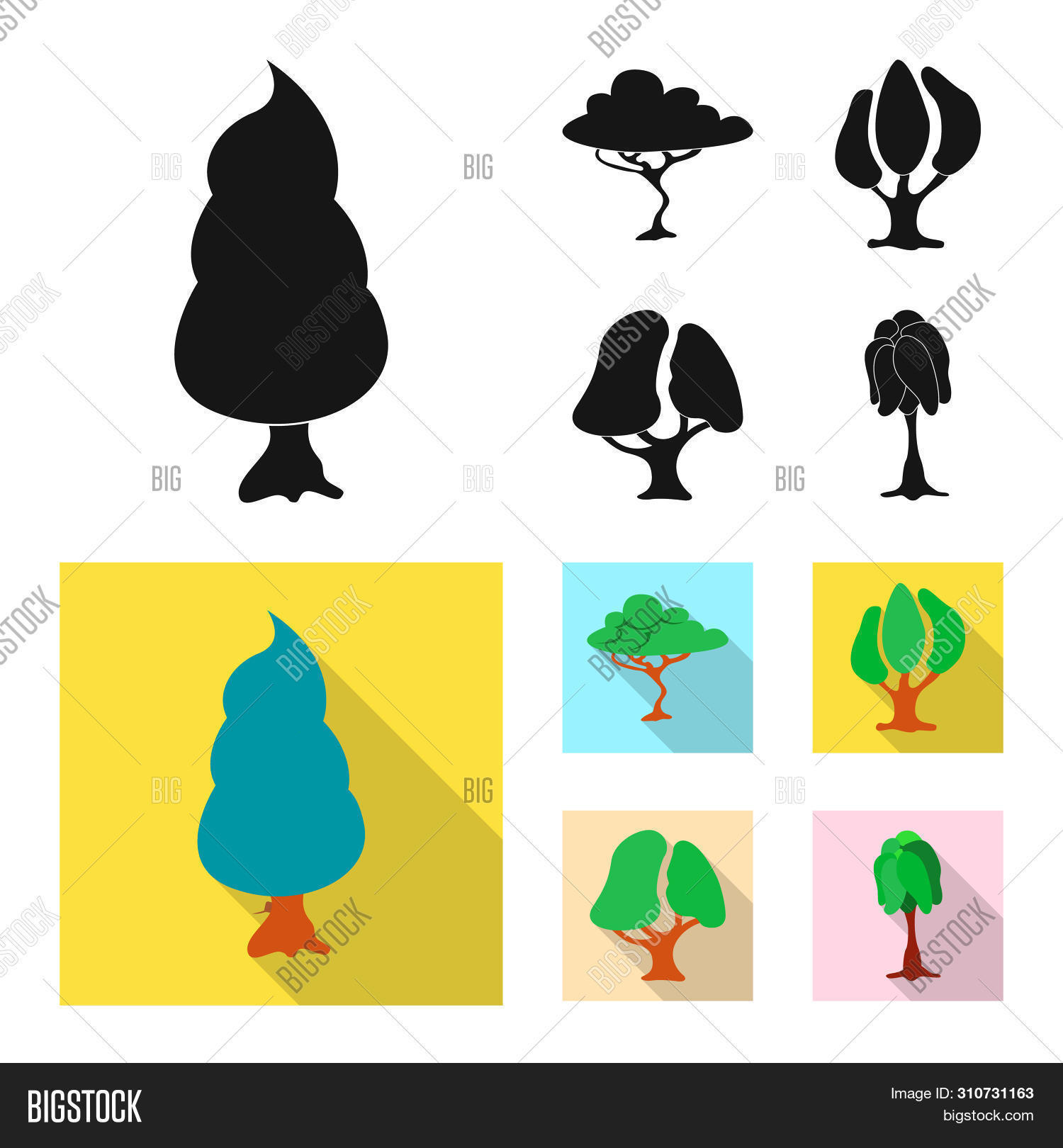 Bitmap Design Tree Image & Photo (Free Trial) | Bigstock