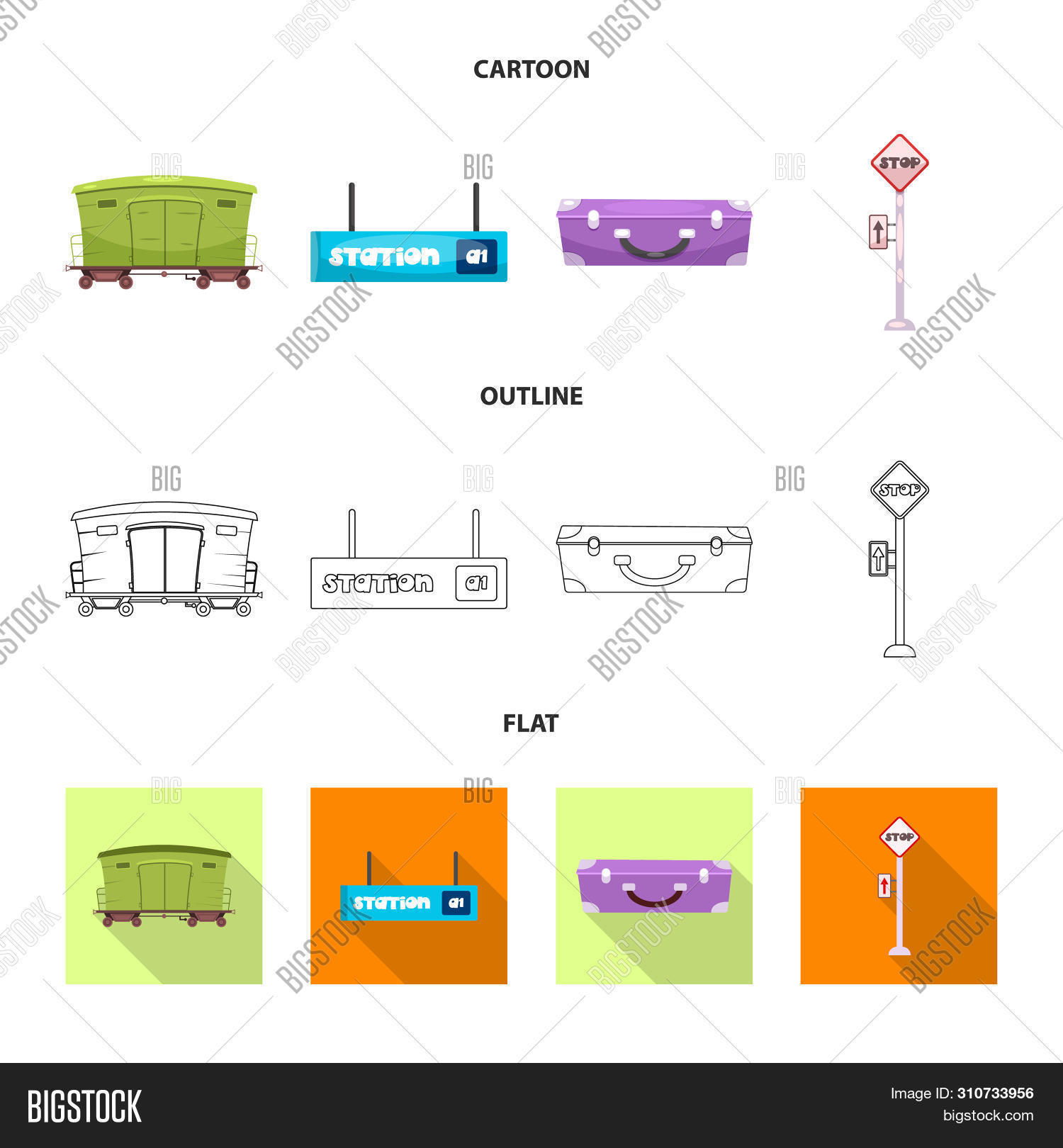 Isolated Object Train Image & Photo (Free Trial) | Bigstock