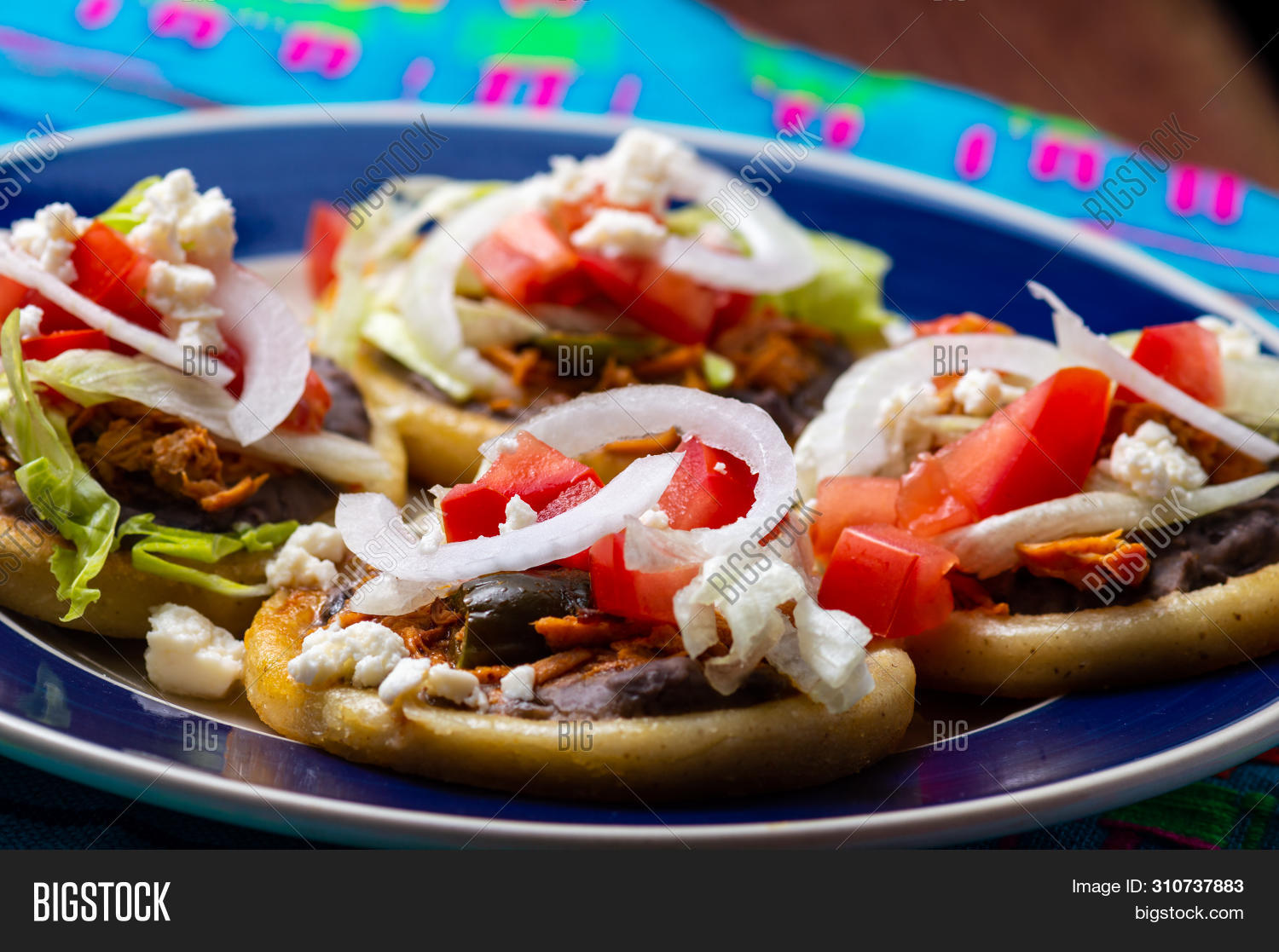Mexican Sopes Chicken Image & Photo (Free Trial) | Bigstock