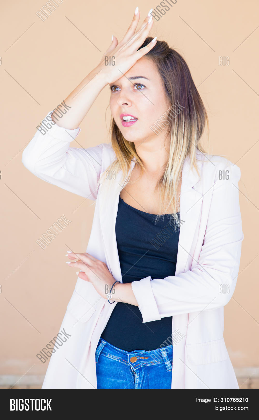 Shocked Forgetful Lady Image & Photo (Free Trial) | Bigstock