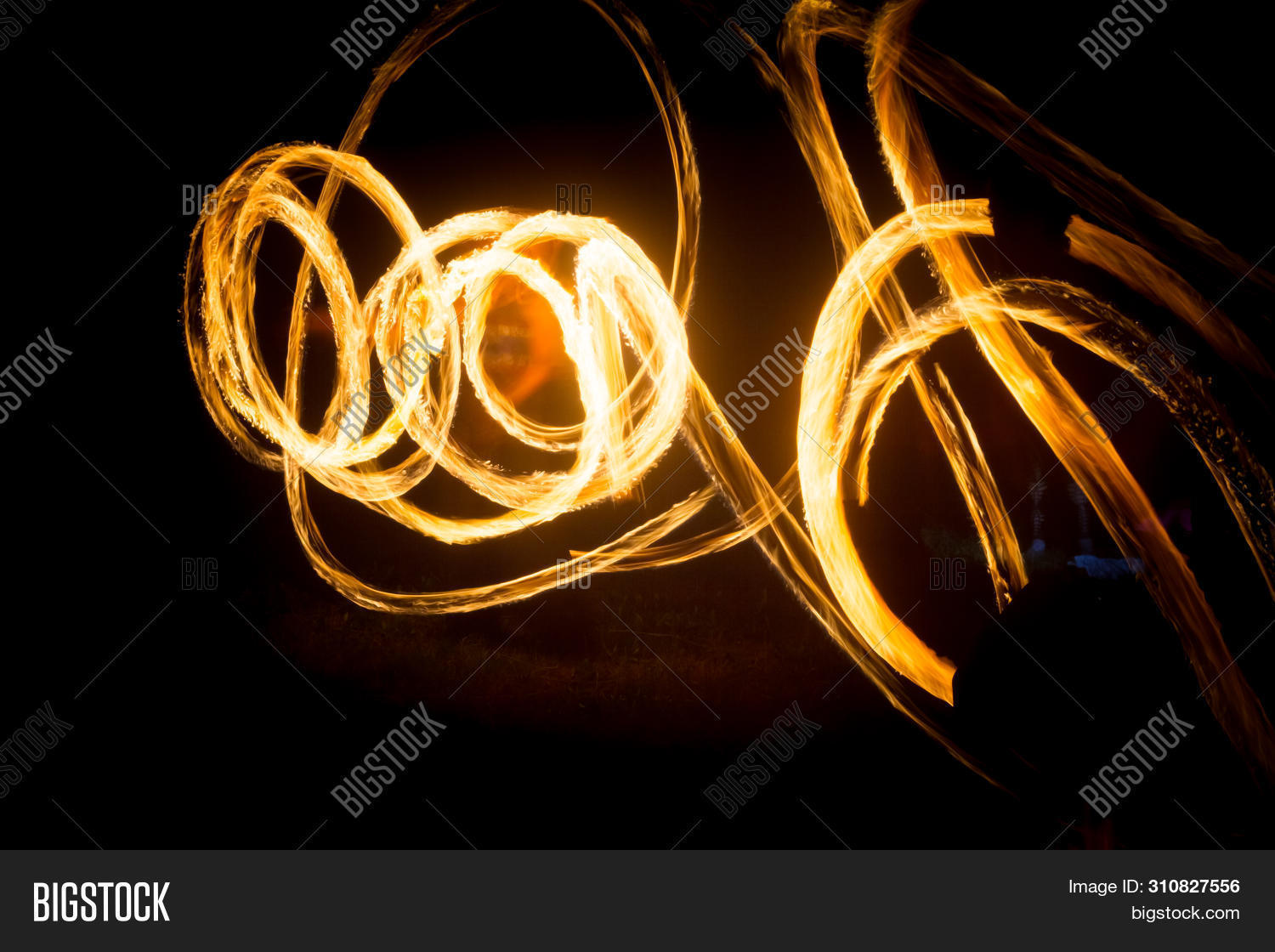 Artist Shows Fire Show Image & Photo (Free Trial) | Bigstock