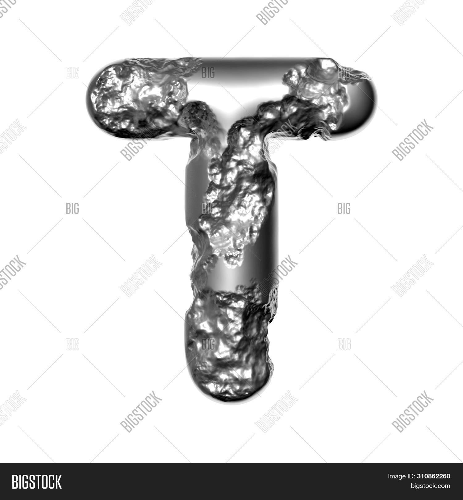 Melted Steel Letter T Image & Photo (Free Trial) | Bigstock