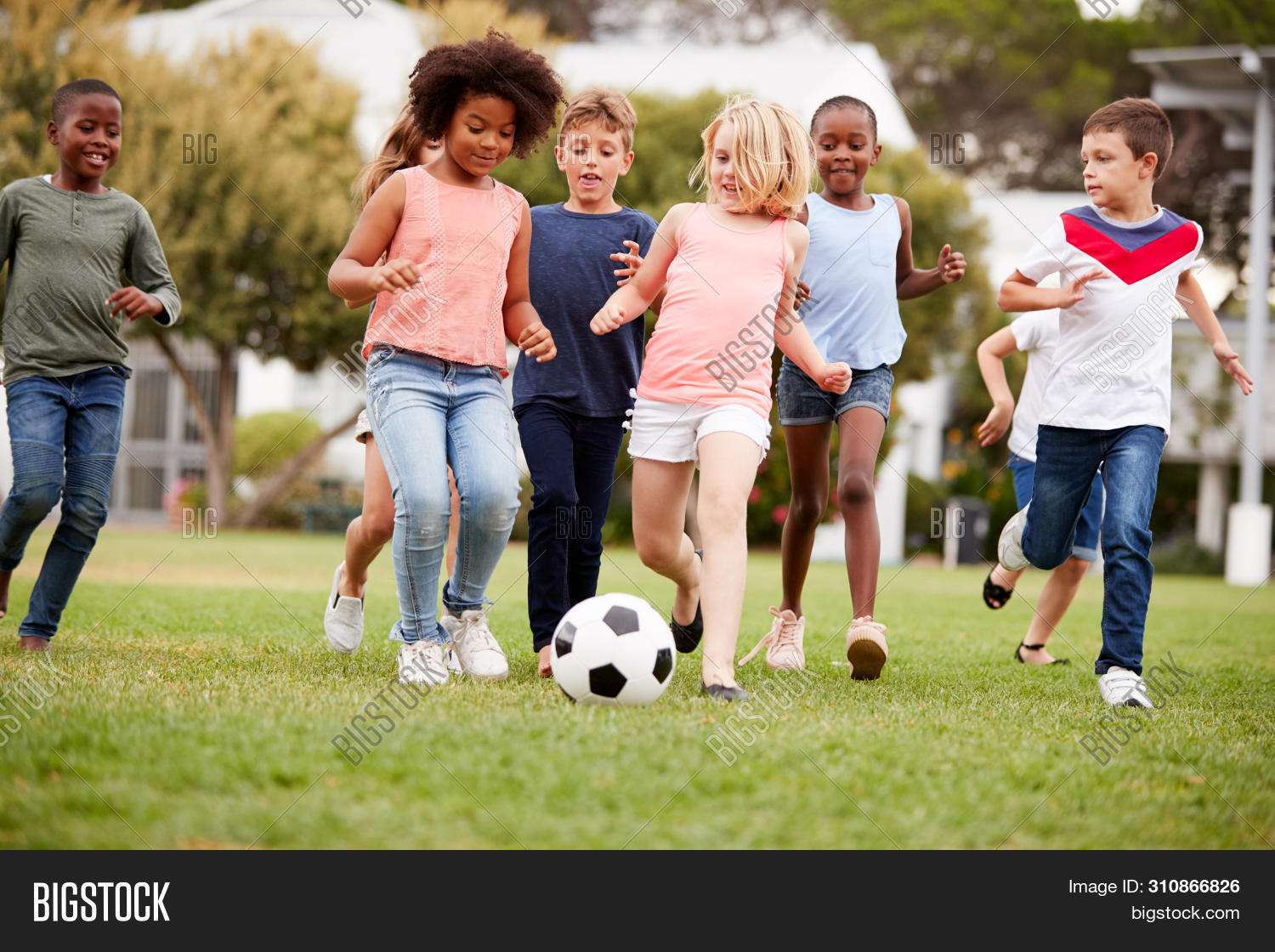 Group Children Playing Image & Photo (Free Trial) | Bigstock