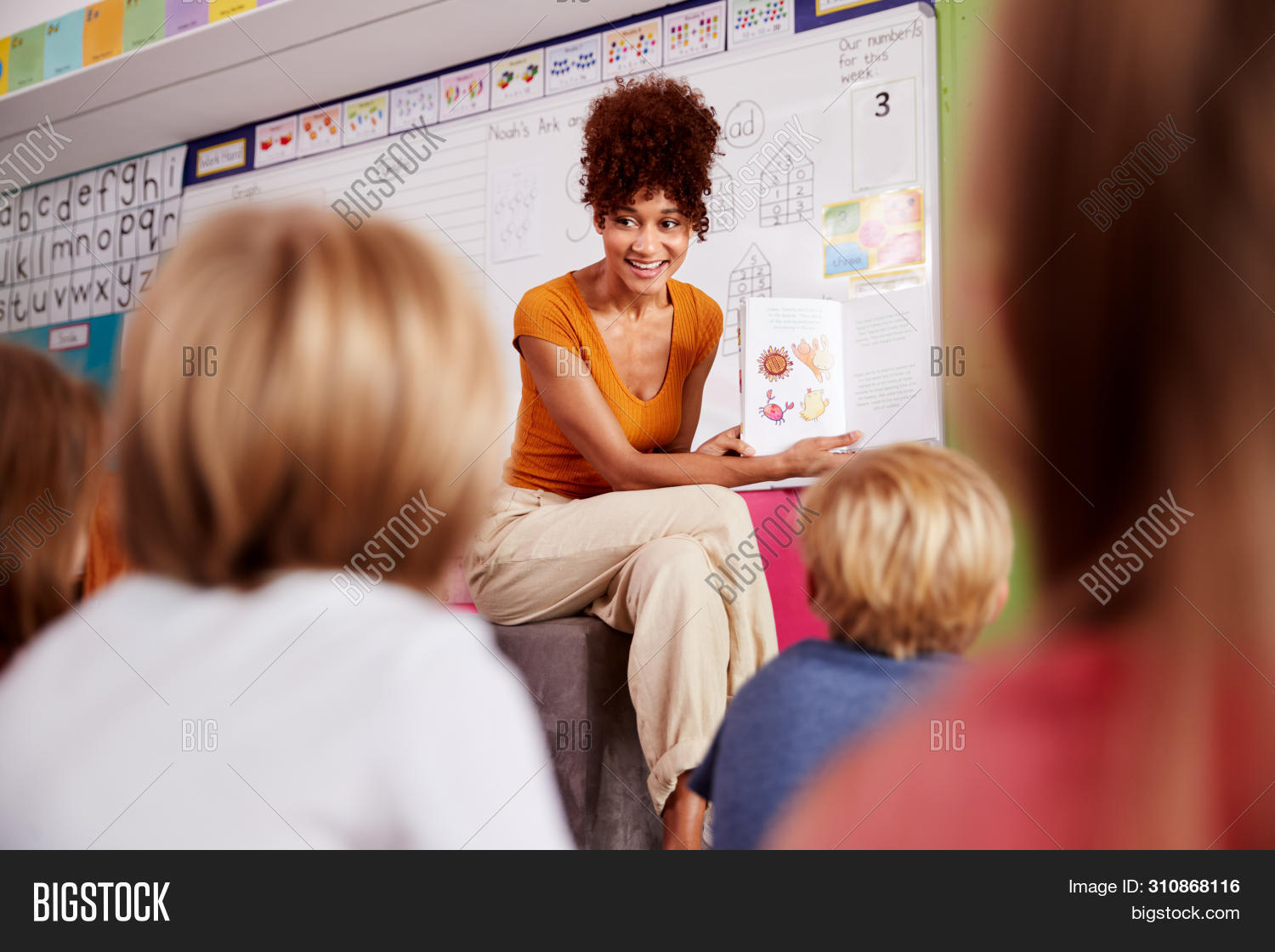 Female Teacher Reading Image & Photo (Free Trial) | Bigstock