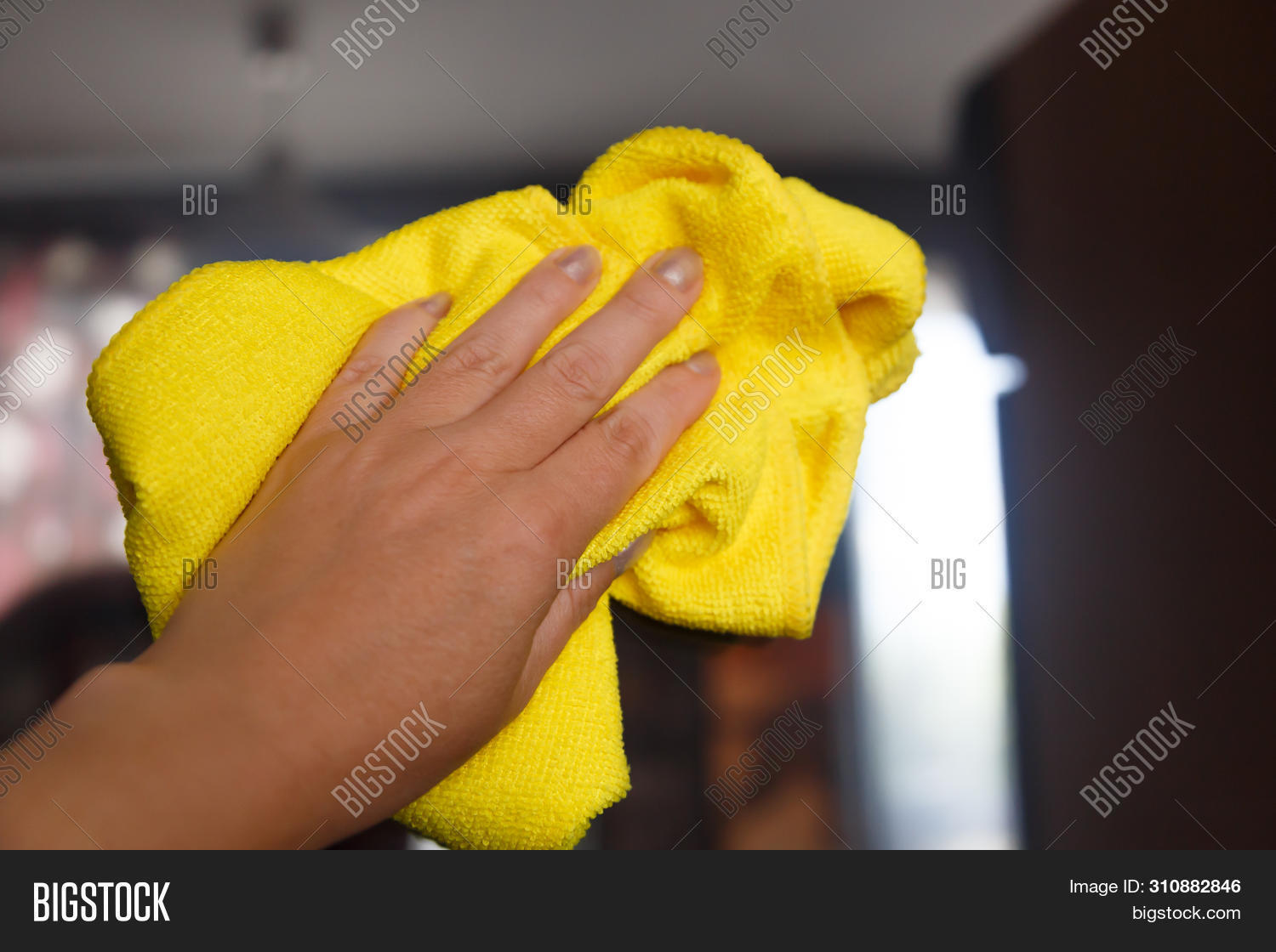 Hand Wiping Layer Dust Image & Photo (Free Trial) | Bigstock