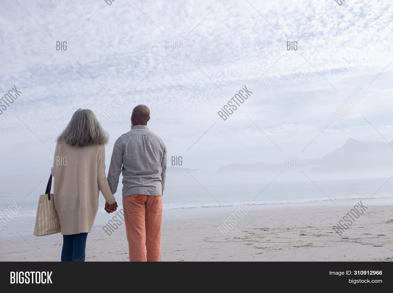 Rear View Happy Senior Image & Photo (Free Trial) | Bigstock
