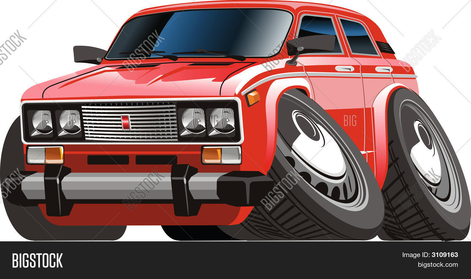 Vector Cartoon Car Vector & Photo (Free Trial) | Bigstock