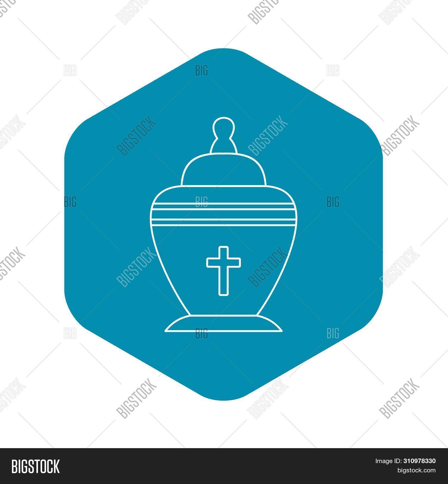 Urn Icon. Outline Image & Photo (Free Trial) | Bigstock