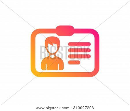 Id Card Icon. User Vector & Photo (Free Trial) | Bigstock