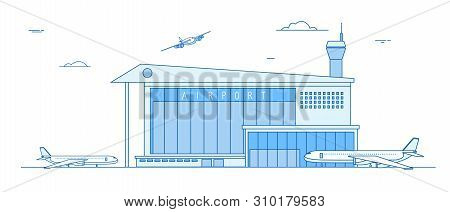 Airport Buildings. Vector & Photo (Free Trial) | Bigstock
