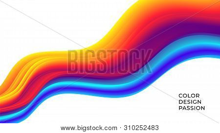 Colorful Wavy Flows Vector & Photo (Free Trial) | Bigstock