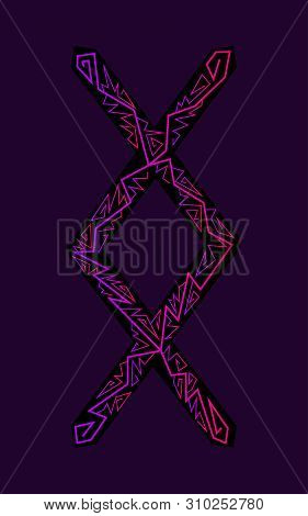 Rune Ingwaz. Ancient Image & Photo (Free Trial) | Bigstock