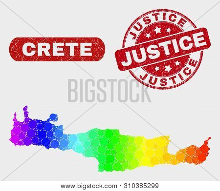 Spectrum Dot Crete Vector & Photo (Free Trial) | Bigstock