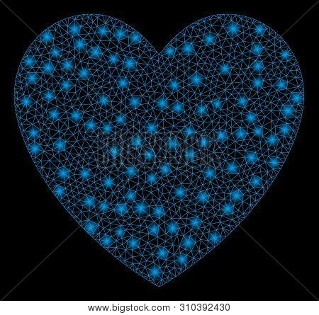 Glossy Mesh Love Vector & Photo (Free Trial) | Bigstock