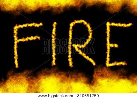 Word Fire Flames Image & Photo (Free Trial) | Bigstock