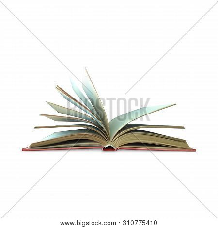 Realistic Open Book. Vector & Photo (Free Trial) | Bigstock