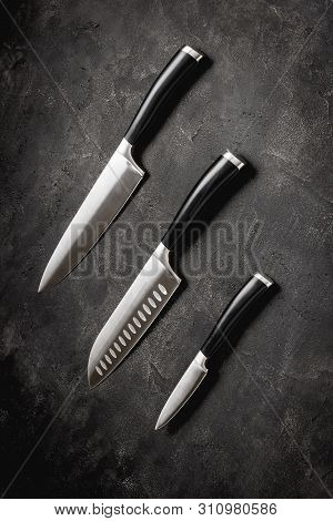 Modern Kitchen Knives Image & Photo (Free Trial) | Bigstock