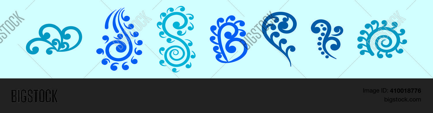 Set Koru Cartoon Icon Vector & Photo (Free Trial) | Bigstock