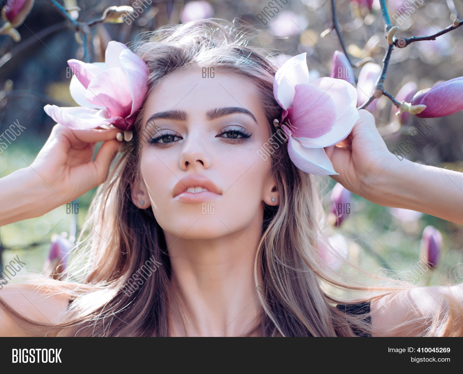 Beauty Face Spring Image & Photo (Free Trial) | Bigstock