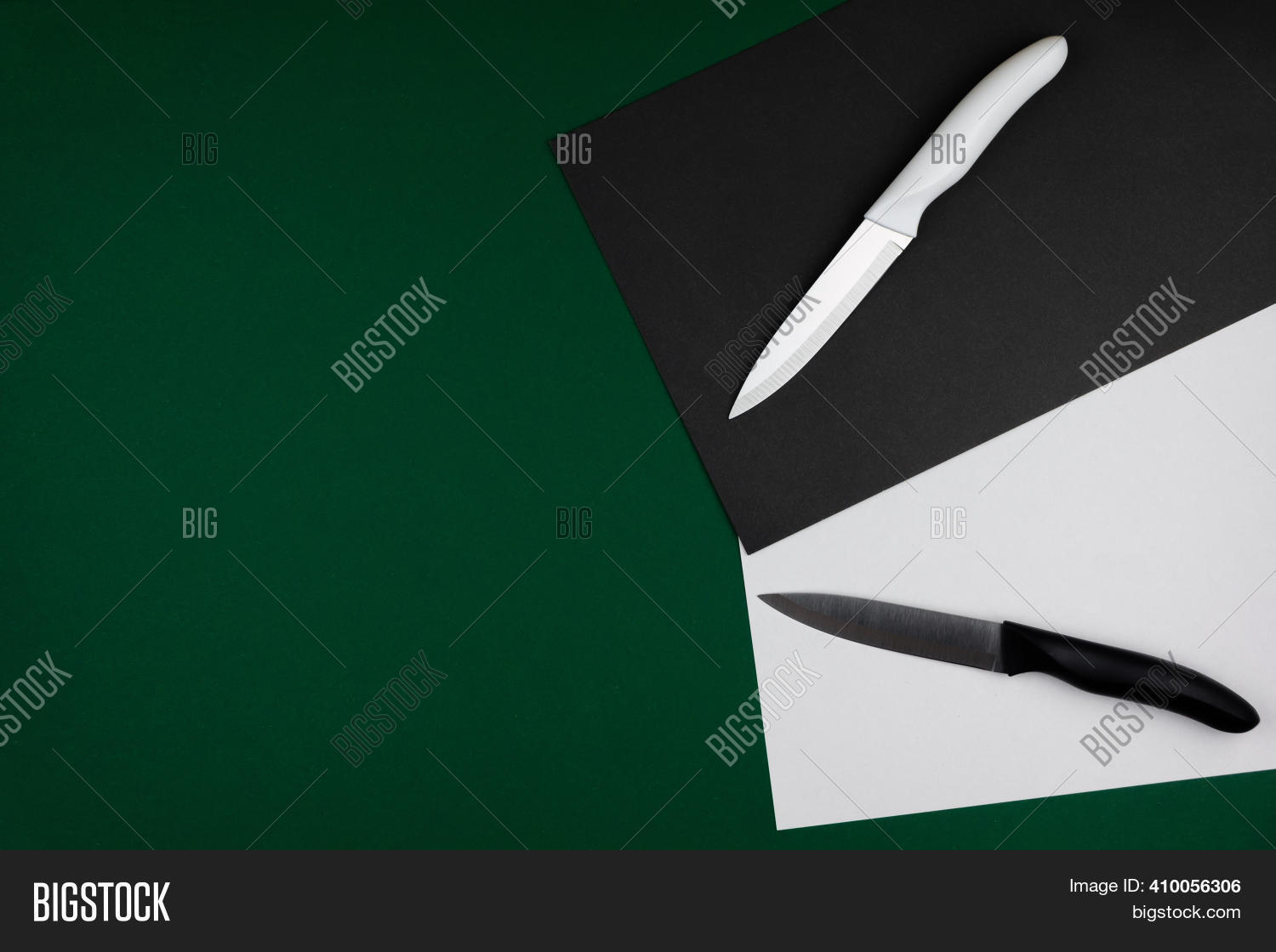 Two Table Knives Black Image & Photo (Free Trial) | Bigstock
