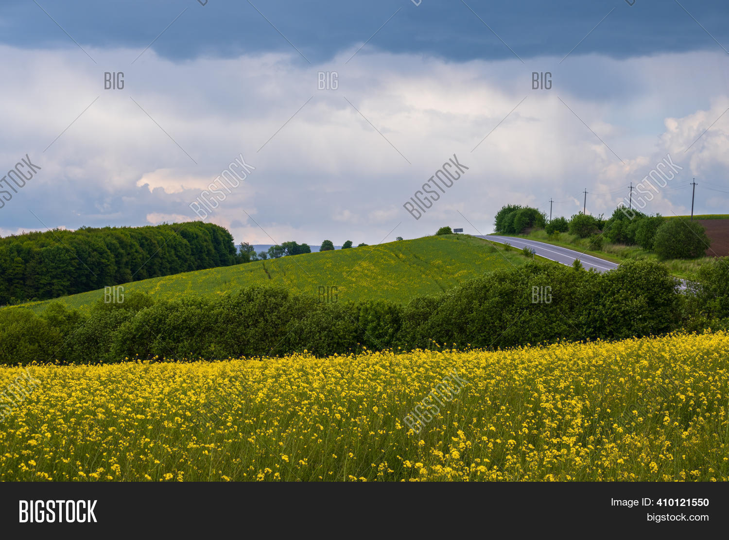 Road Through Spring Image & Photo (Free Trial) | Bigstock