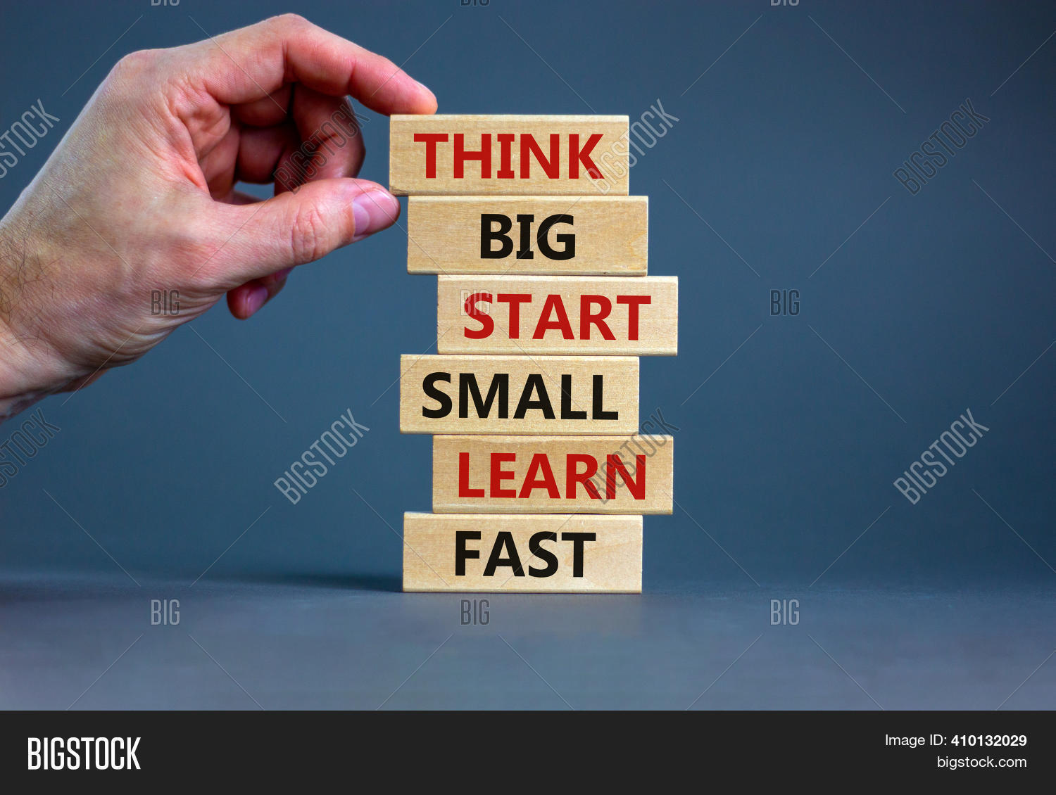 Think Big Start Small Image & Photo (Free Trial) | Bigstock