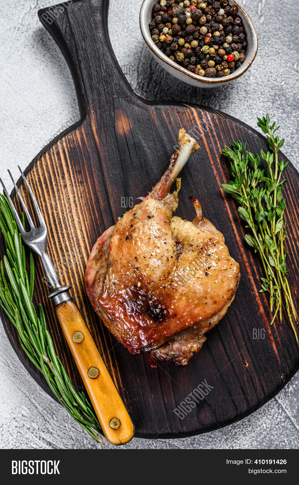 Fried Duck Confit Leg Image & Photo (Free Trial) | Bigstock