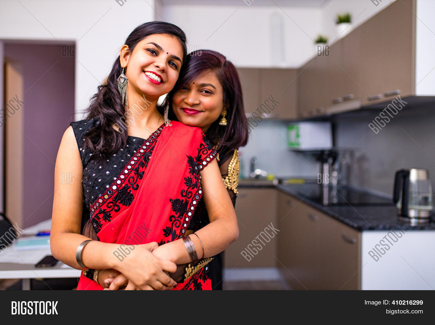 Two Indian Women Bindi Image & Photo (Free Trial) | Bigstock