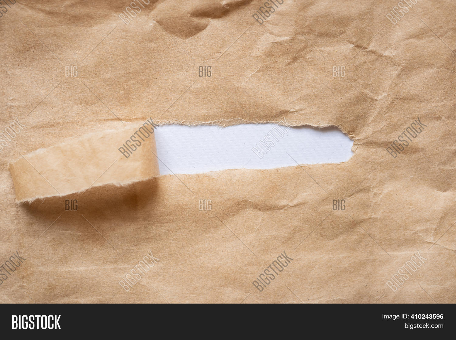 Brown Paper Torn Image & Photo (Free Trial) | Bigstock