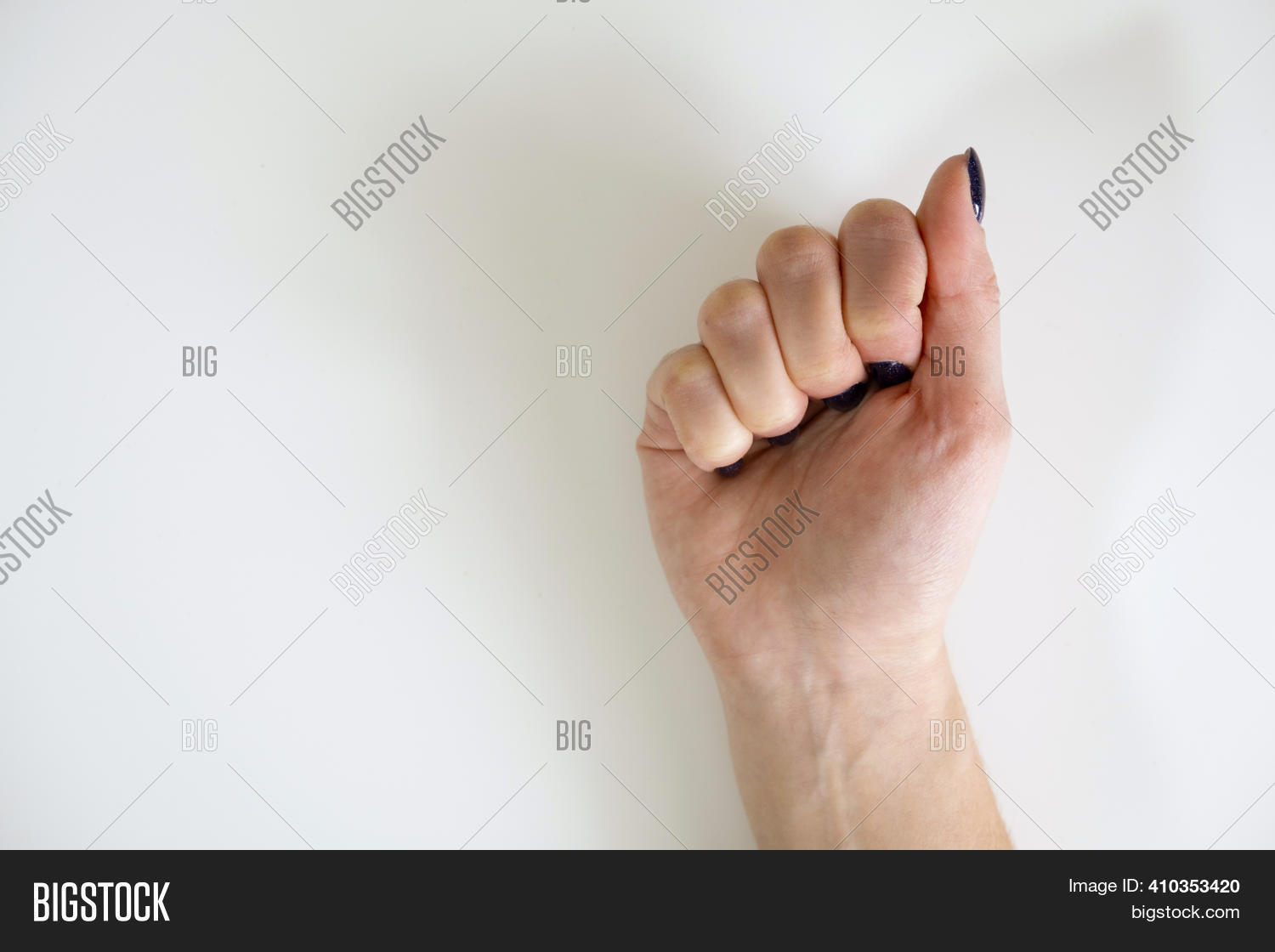 Girls Hand Clenched Image & Photo (Free Trial) | Bigstock