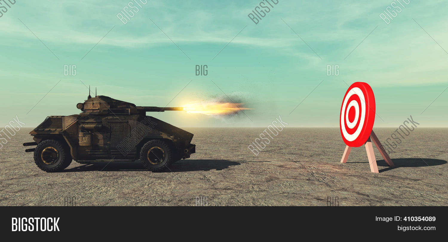 Tank Shooting Red Image & Photo (Free Trial) | Bigstock