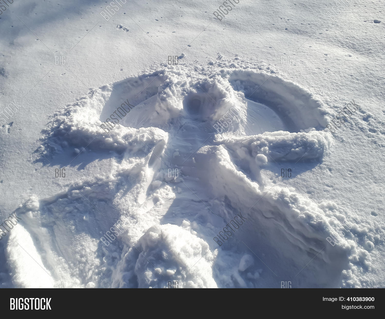 Snow Angel Design Made Image & Photo (Free Trial) | Bigstock